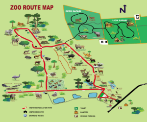 Zoo Map - SV ZOO - Tirupati Zoo